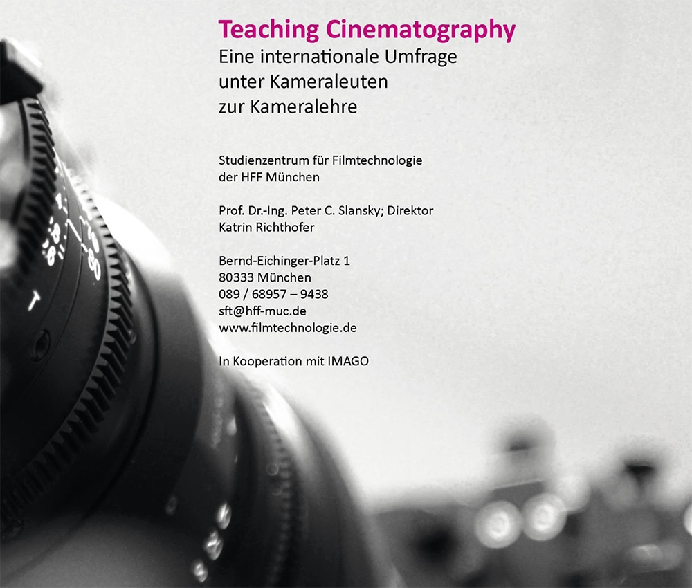 Teaching Cinematography Survey - 2019 – IMAGO