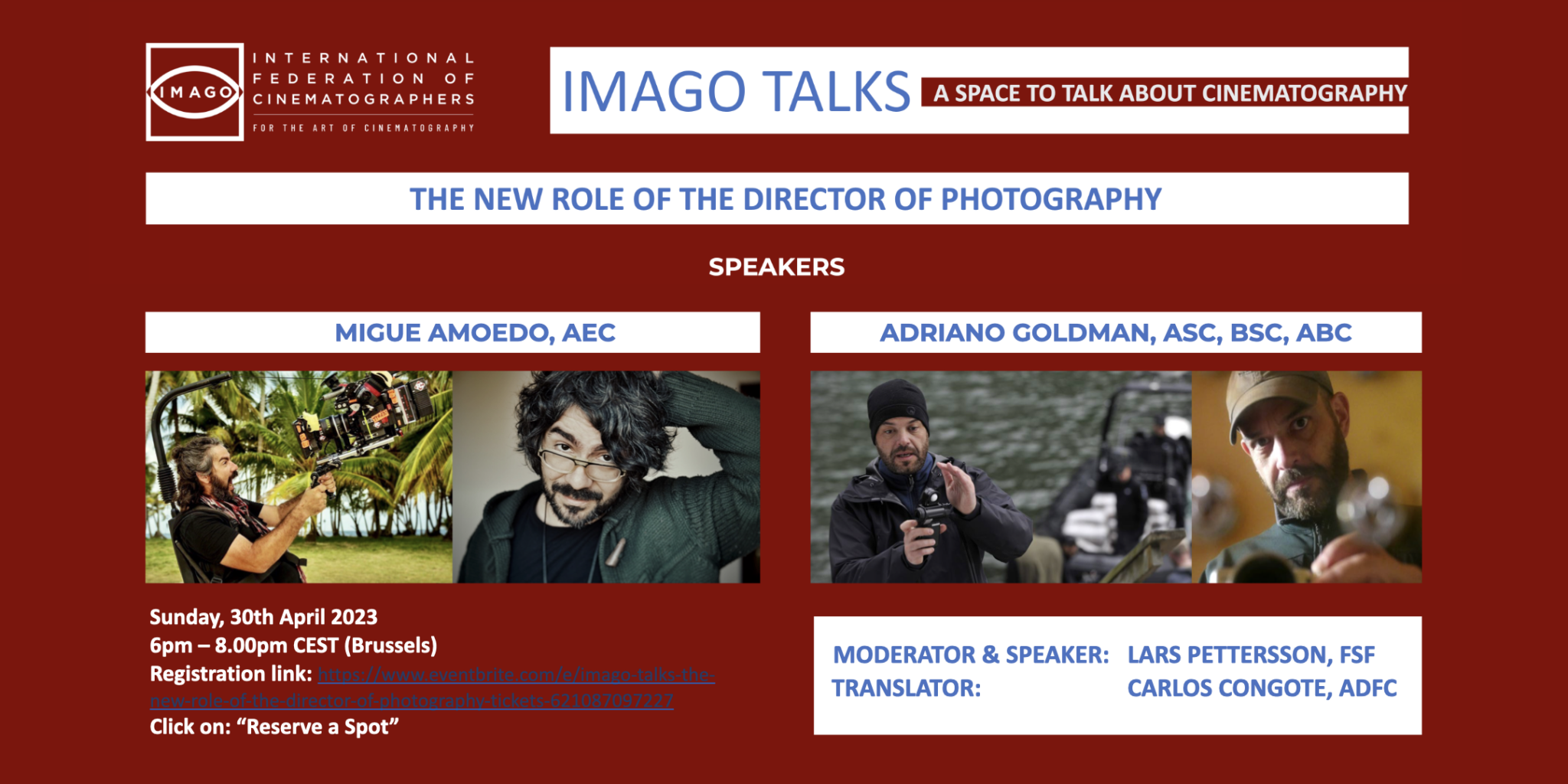IMAGO TALKS - The New Role Of The Director Of Photography – IMAGO
